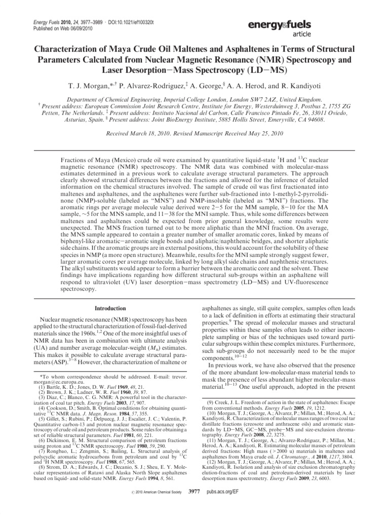 Flow Assurance Overview | PDF | Mass Spectrometry | Nuclear Magnetic Resonance
