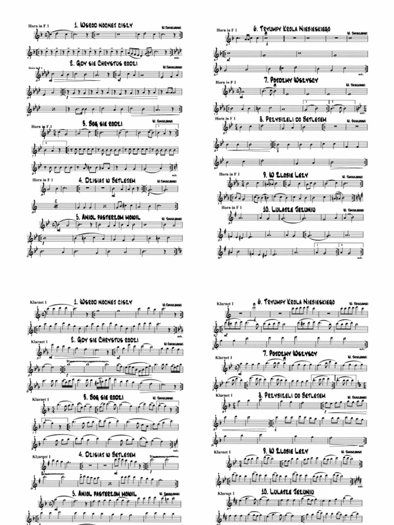 Kolędy A5 (1 - 10) .Głosy - cz2 | PDF