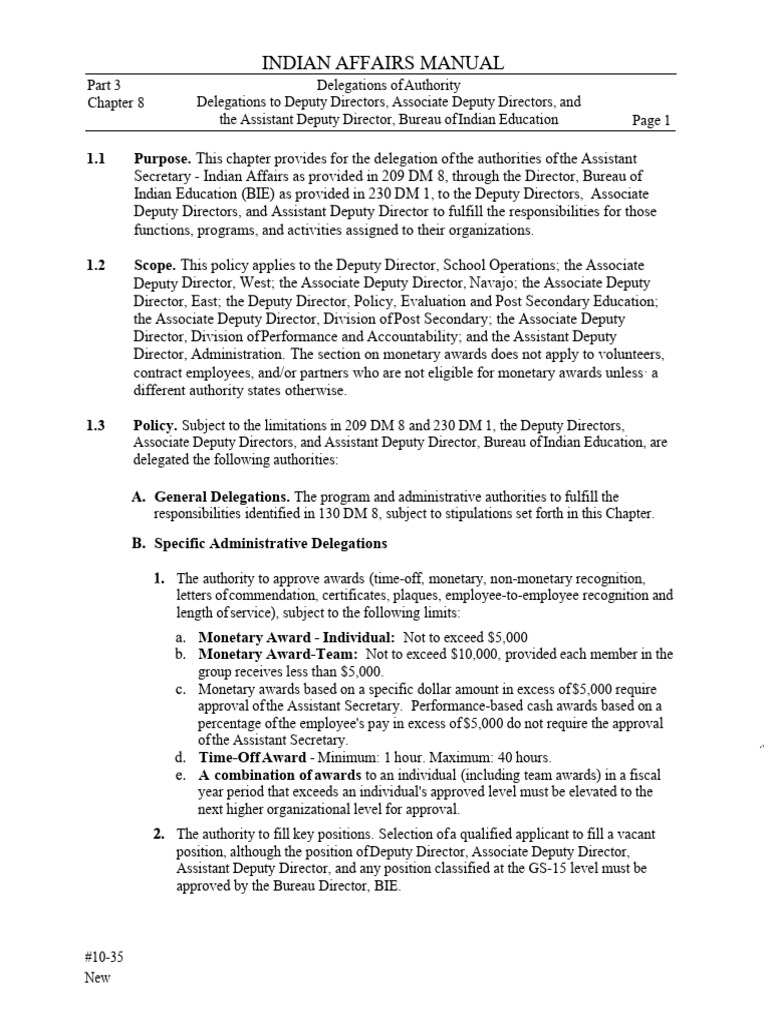 Delegations Authority Deputy Directors | PDF | The United States | Justice