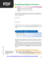Algebraic Fractions Practice Questions - Corbettmaths | PDF