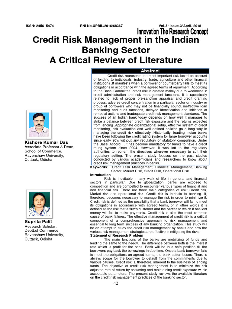 Indian Banking Credit Risk Review | PDF | Financial Risk | Banks