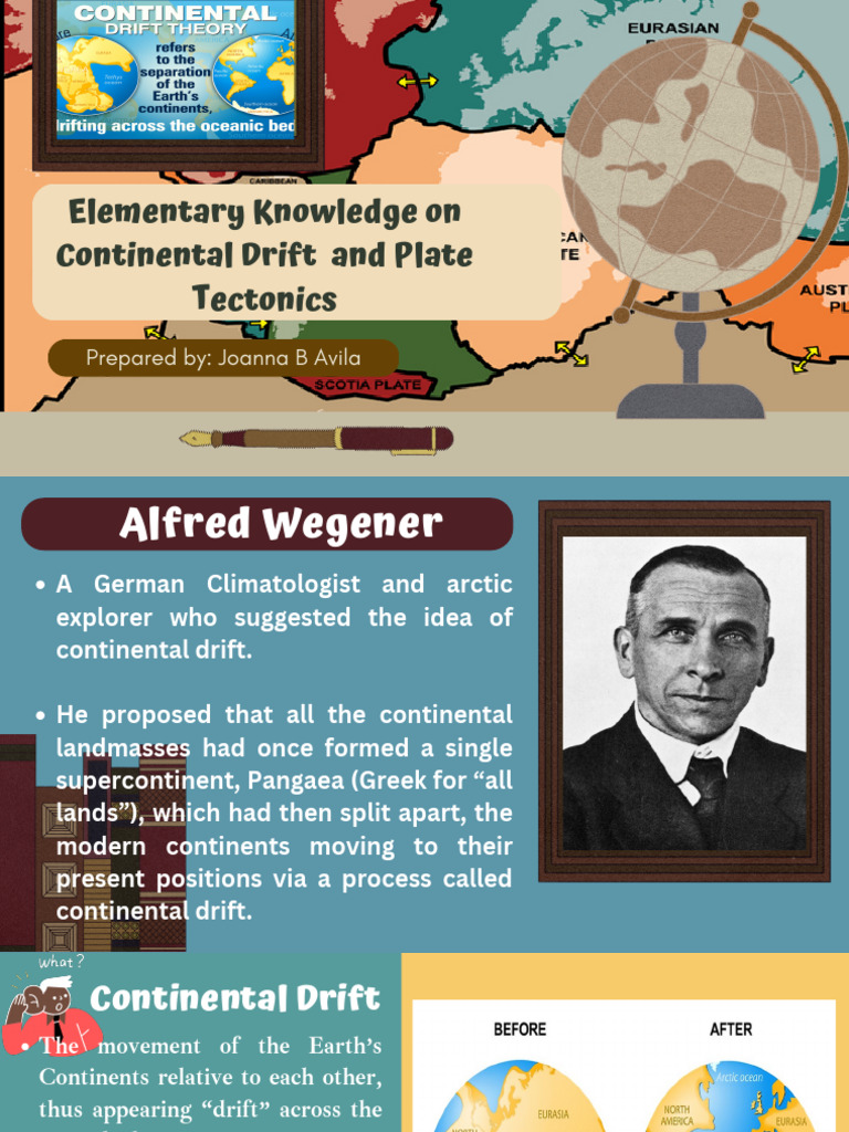 GEO 100 Elementary Knowledge On Continental Drift and Plate Tectonics ...