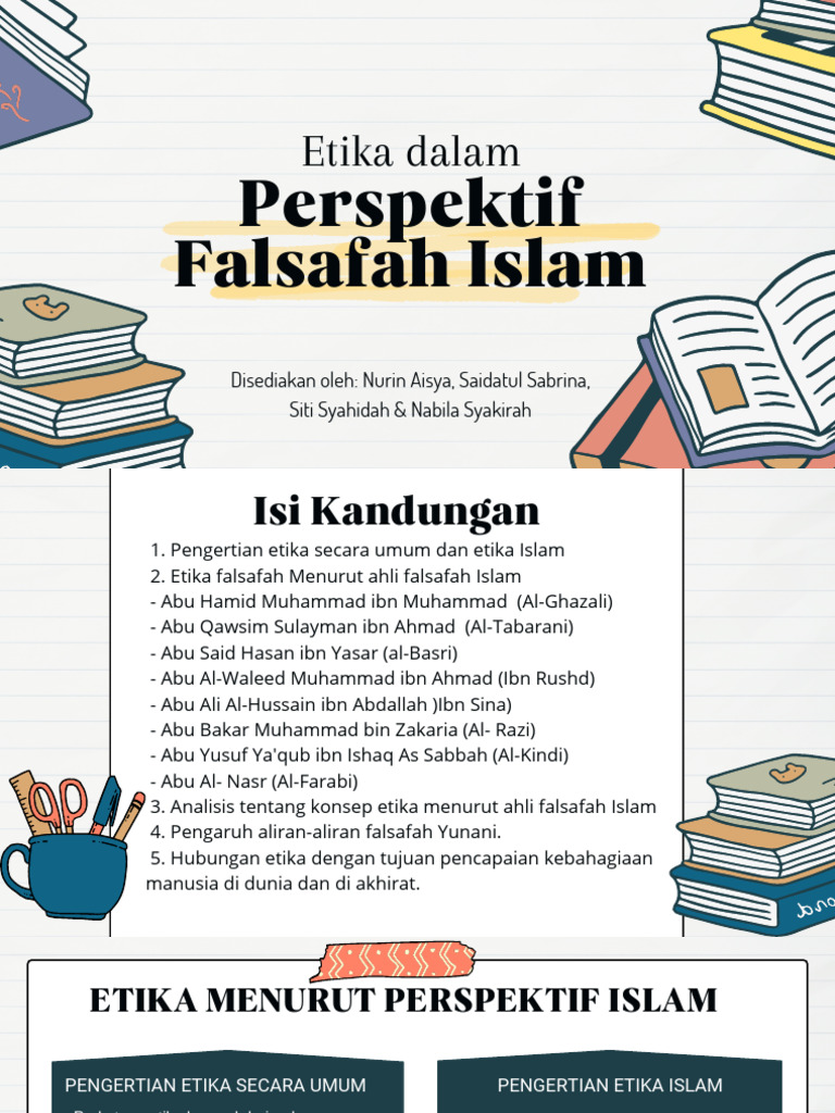 Etika Islam: Perspektif Falsafah | PDF
