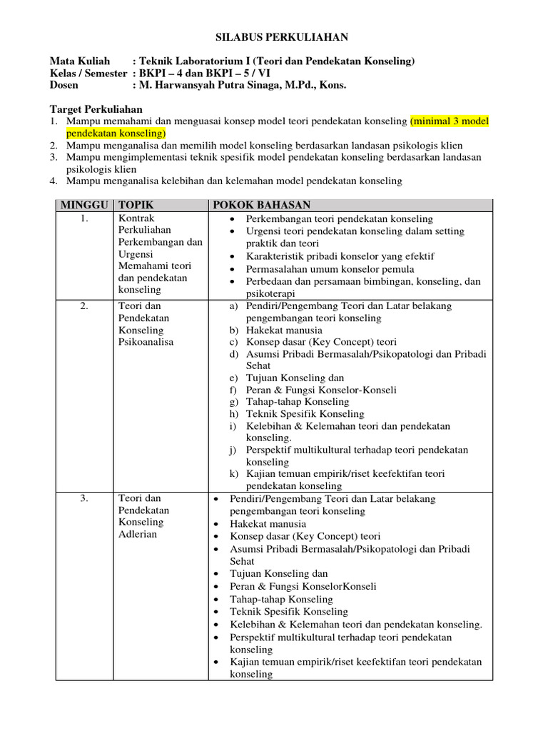 13 Model Pendekatan Konseling | PDF | Pengembangan Diri