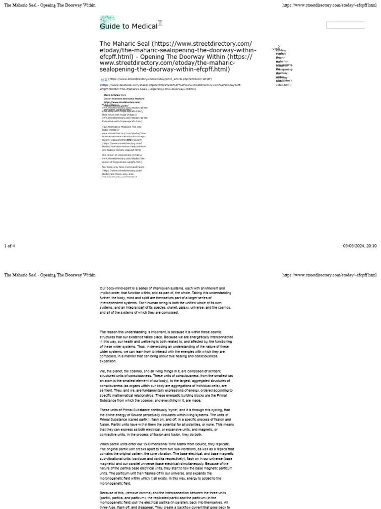 The Maharic Seal | PDF