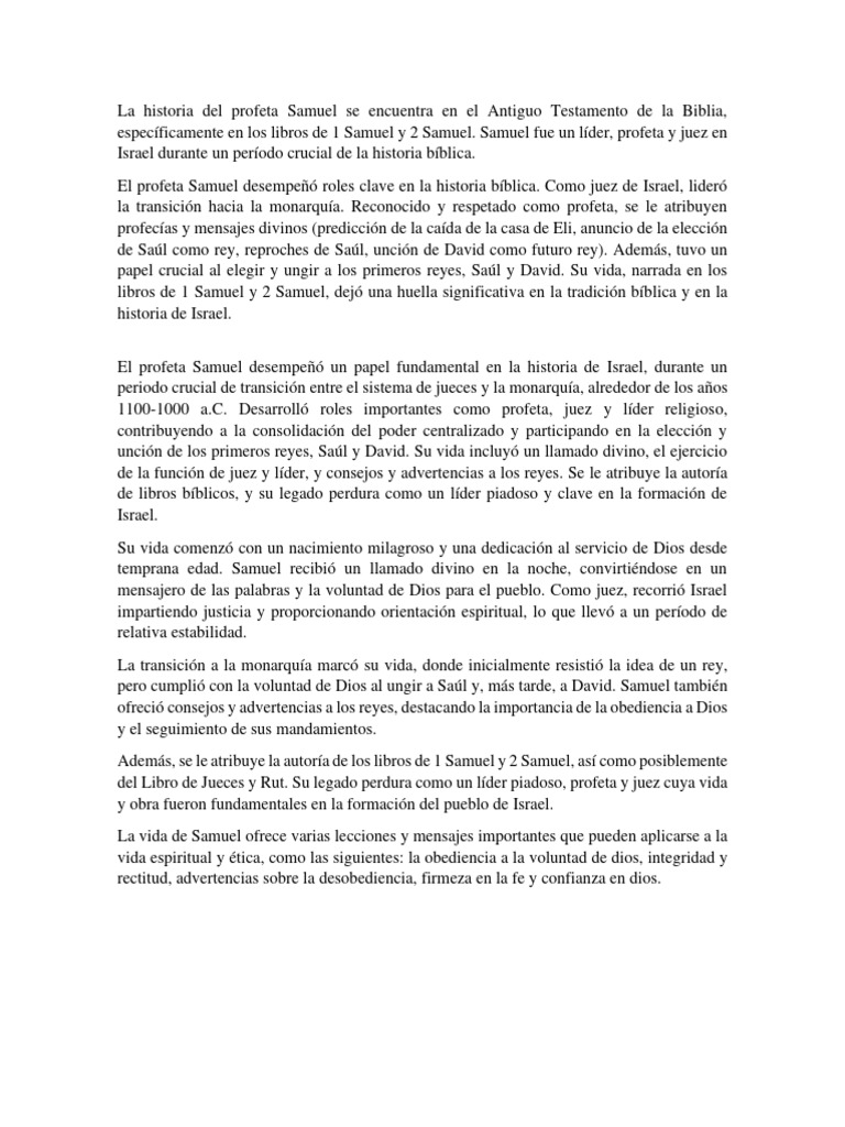 SAMUEL | PDF