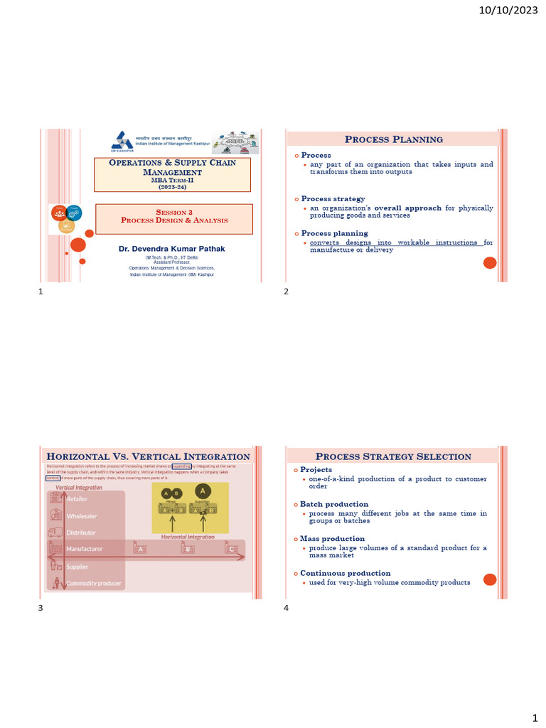 00 Lecture 3 - OM | PDF