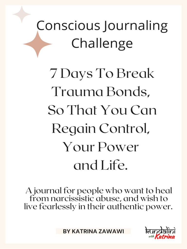 Freebie 7 Day Conscious Journaling Challenge | PDF