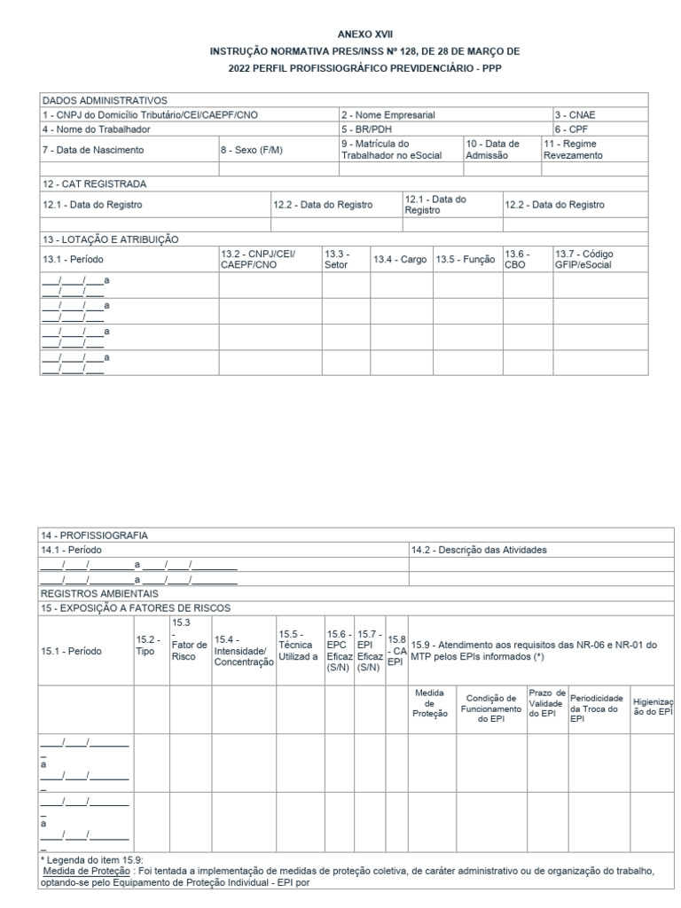 Formul Rio PPP | PDF