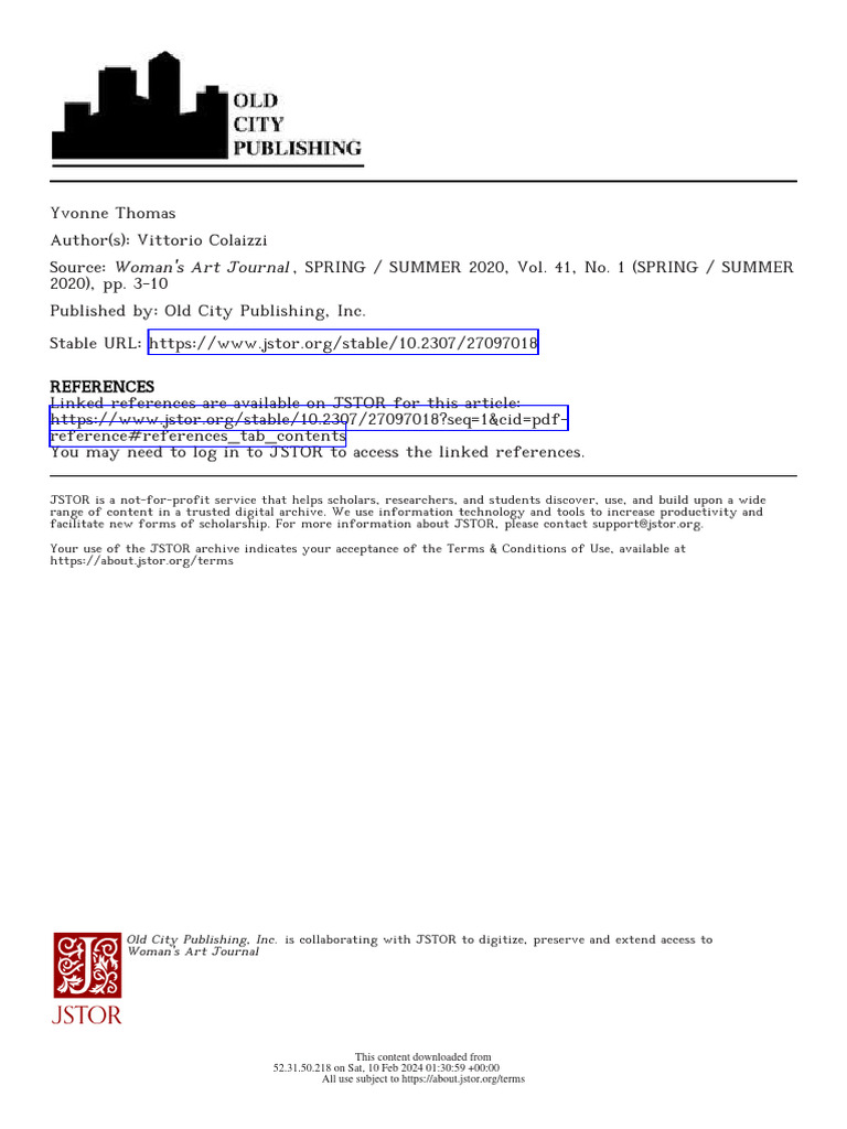 Colaizzi YvonneThomas 2020 | PDF