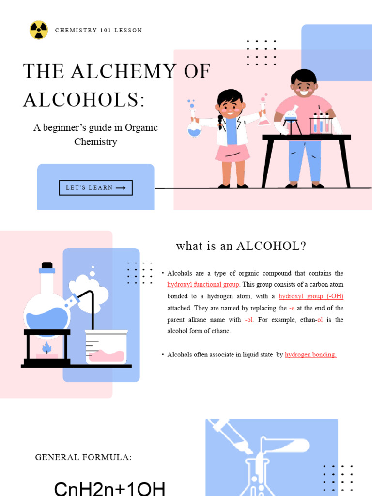 The Alchemy of Alcohols:: A Beginner's Guide in Organic Chemistry | PDF ...