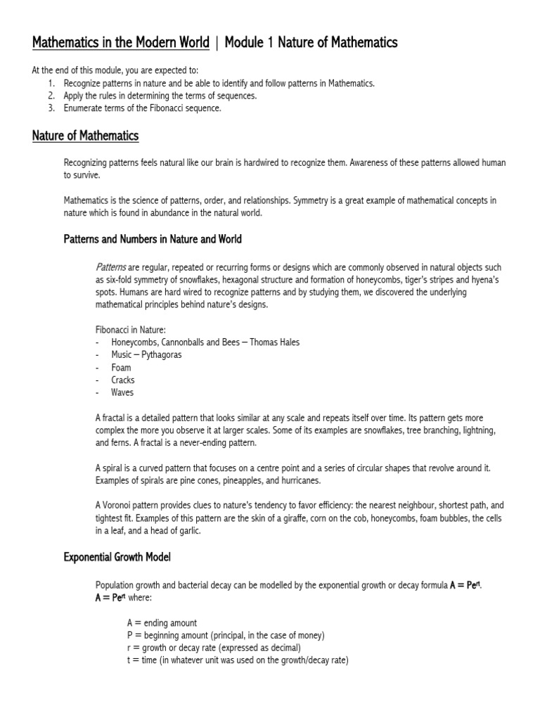 Mathematics in The Modern World | PDF | Bonds (Finance) | Group ...