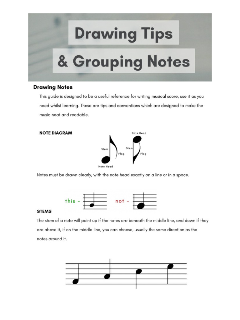 All You Need To Know About Grouping of Notes | PDF