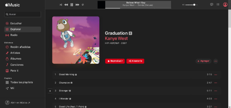 Graduation de Kanye West en Apple Music | PDF