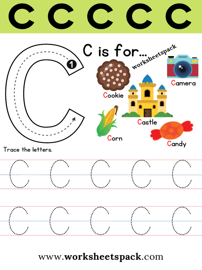 Free Letter C Printable Worksheets | PDF Free Letter C Printable Worksheets | PDF