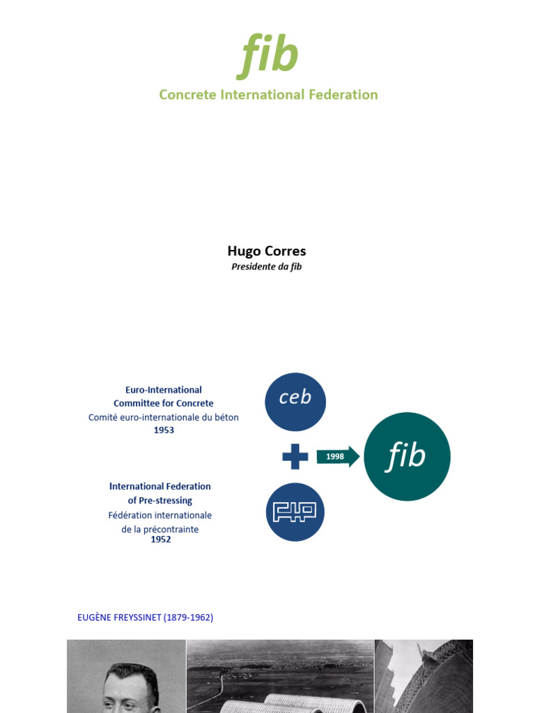 Hugo Corres Peiretti - Presidente Da Fib | PDF | Solid Mechanics | Materials Science
