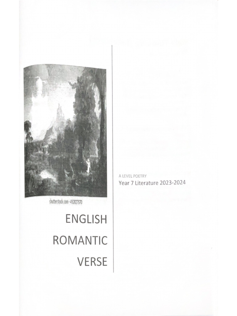 A Level Poetry | PDF