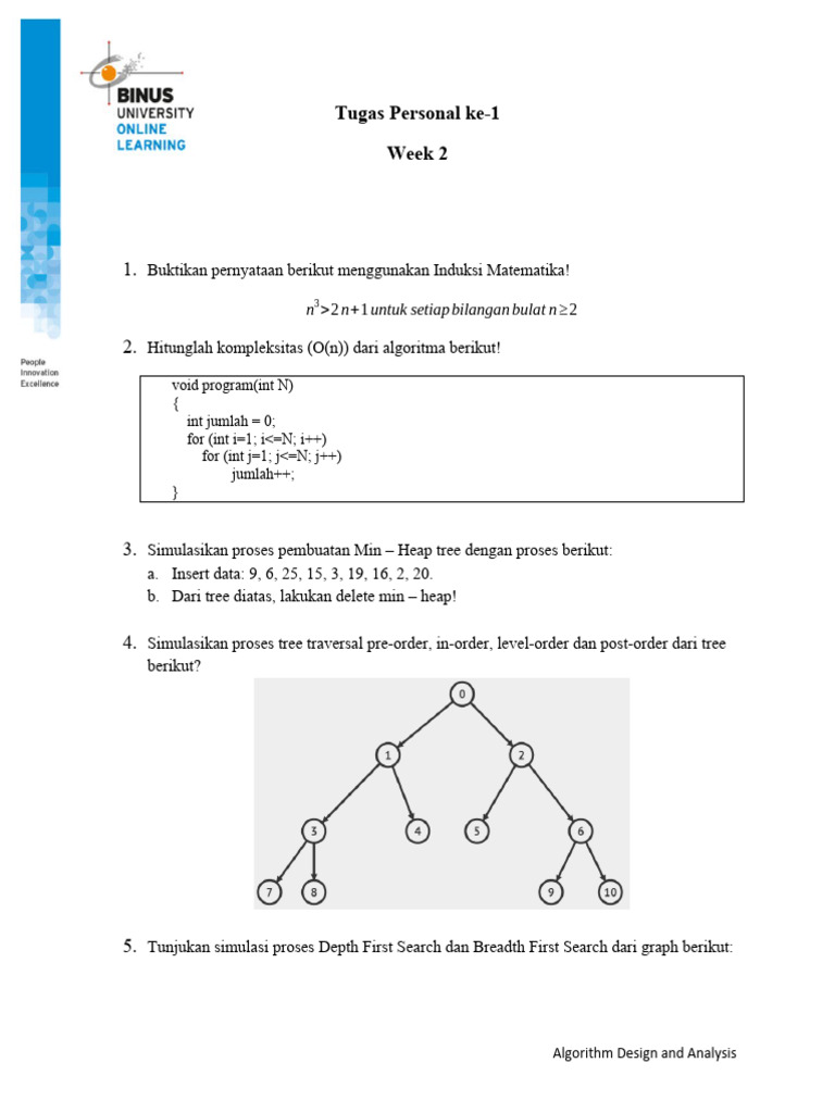 TP1-W2-S3-R2 Algorithm Design | PDF