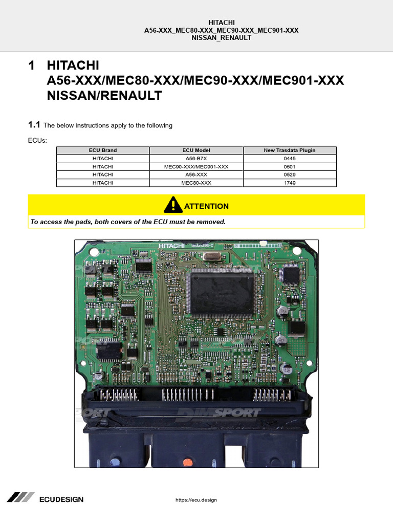 Hitachi A56-Xxx Nissan Renault | PDF | Electrical Engineering ...