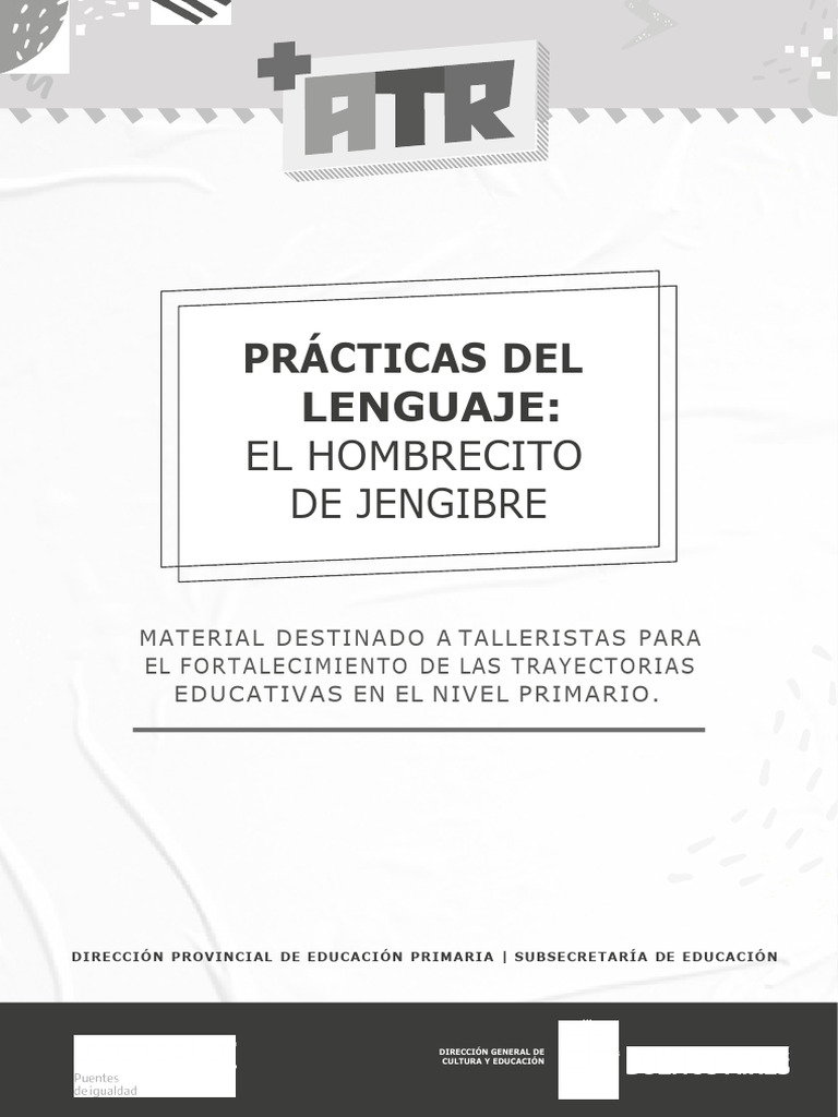 Actividades del Hombrecito de Jengibre | PDF | Escritura | Vocal