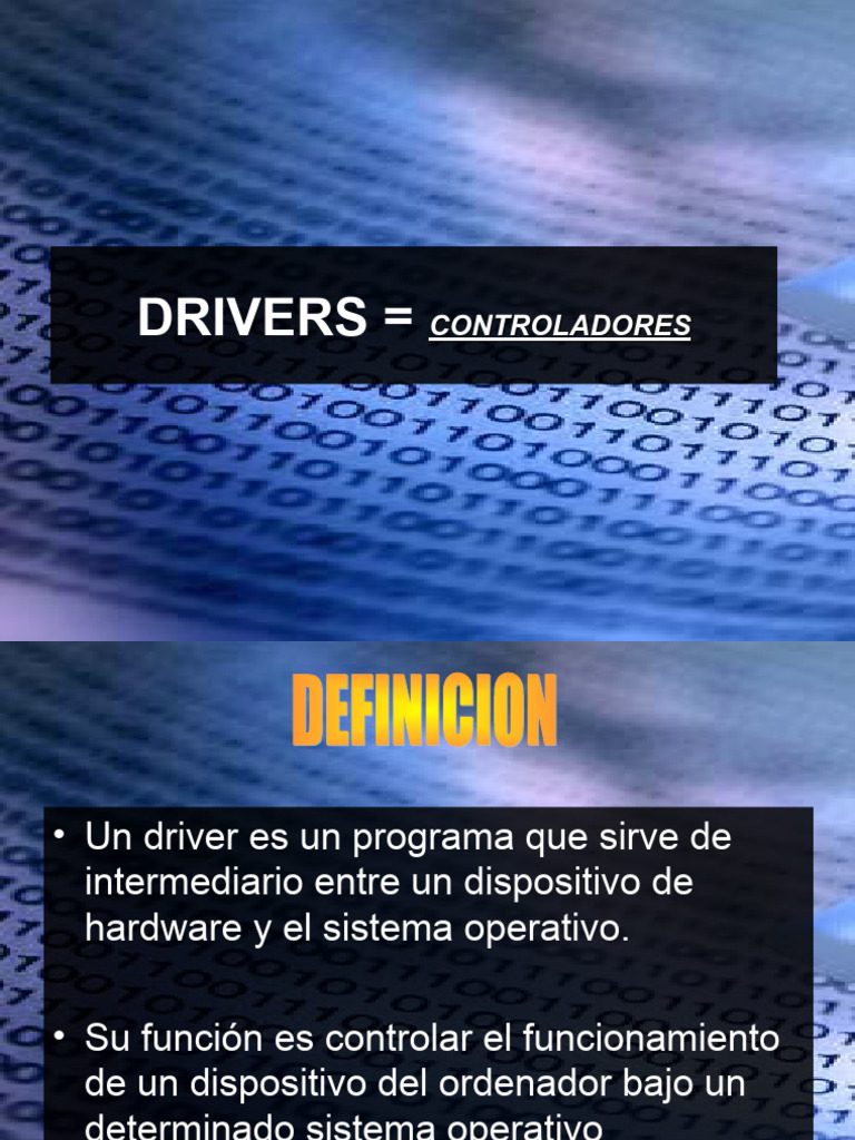 Presentacion Drivers Completa | PDF | Virus de computadora | Ingeniería ...