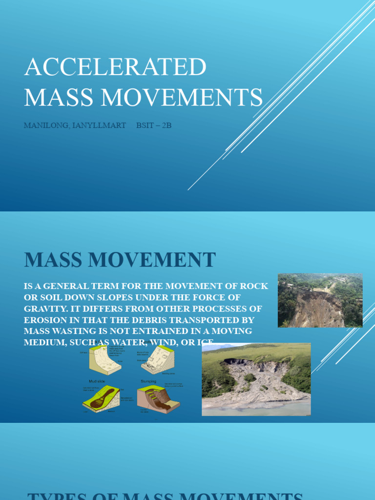 Accelerated Mass Movements Manilong Ianyllmart STS11 BSIT 2B | PDF
