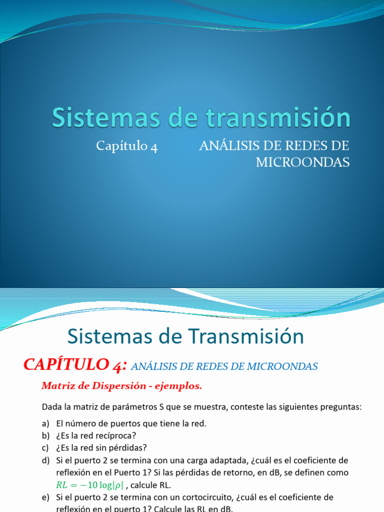 SistemasTRx 2021B Cap4 S Ejercicios | PDF