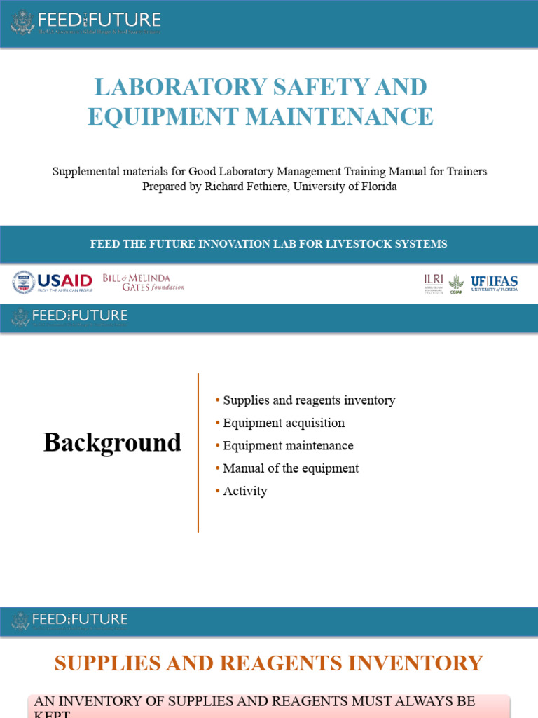 13.lab Safety and Equipment Maintenance | PDF | Laboratories | Personal ...