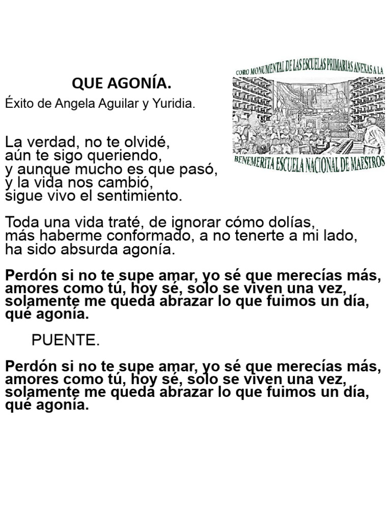 Que Agonía Pdf