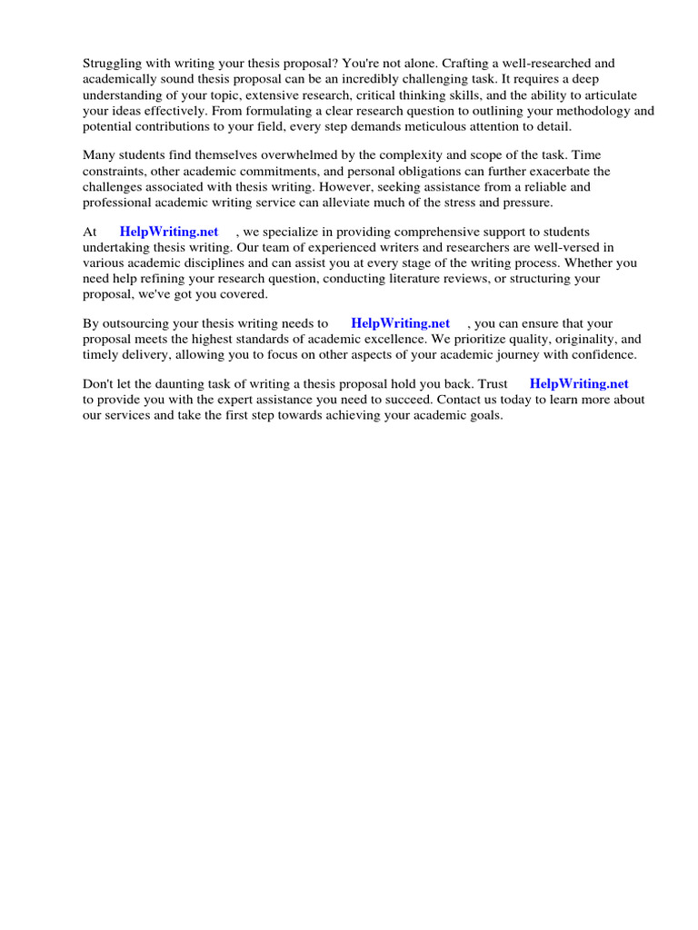 Uwi Thesis Proposal | Download Free PDF | Thesis | Creativity