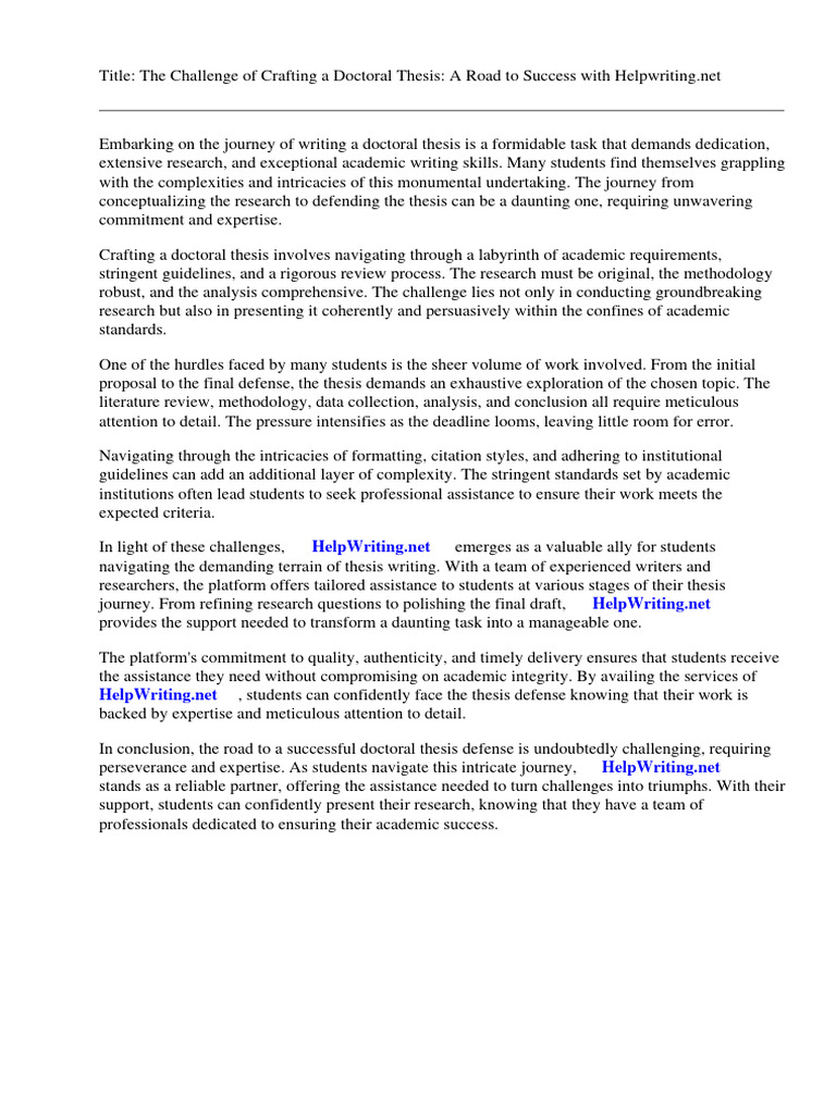 Doctoral Thesis Defence | PDF | Career & Growth | Art