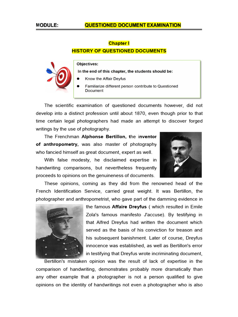 Chapter I.history of Questioned Documents | PDF | Infrared