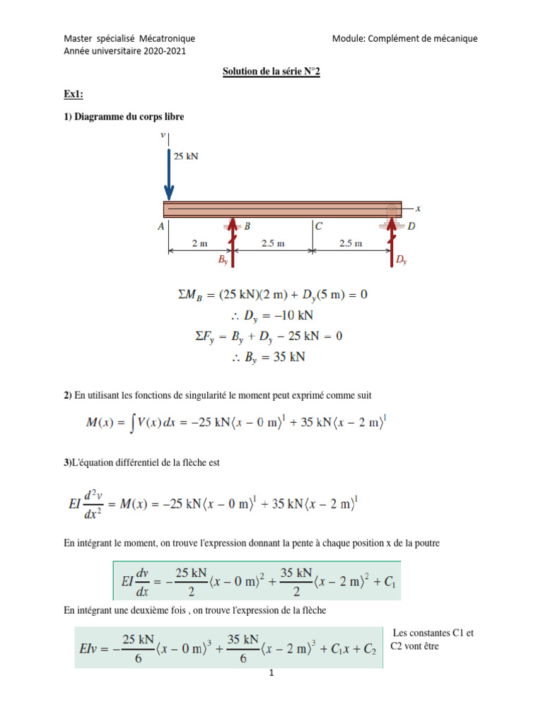 Solution TD2 | PDF