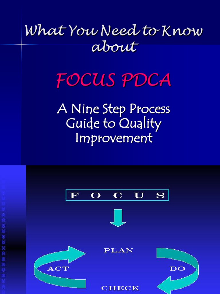 Focus Pdca Model