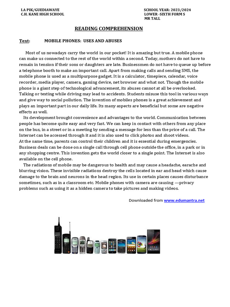 Mobile Phones: Benefits and Risks | PDF | Mobile Phones | Telephone
