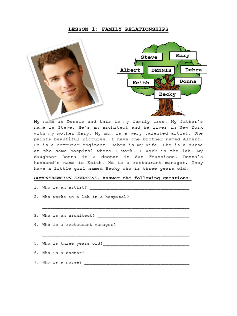 Sesión #6 - My Name Is Dennis | PDF | Grandparent | Family