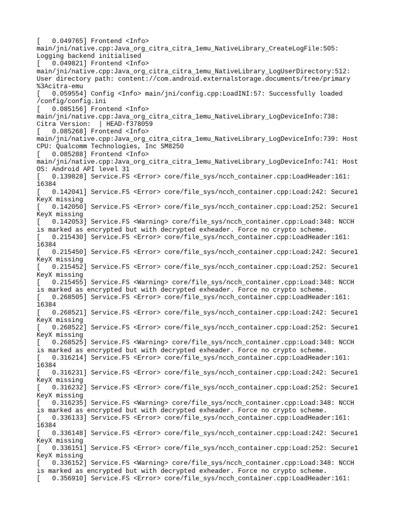 Citra Log.txt.Old | PDF | Encryption | Computer Engineering