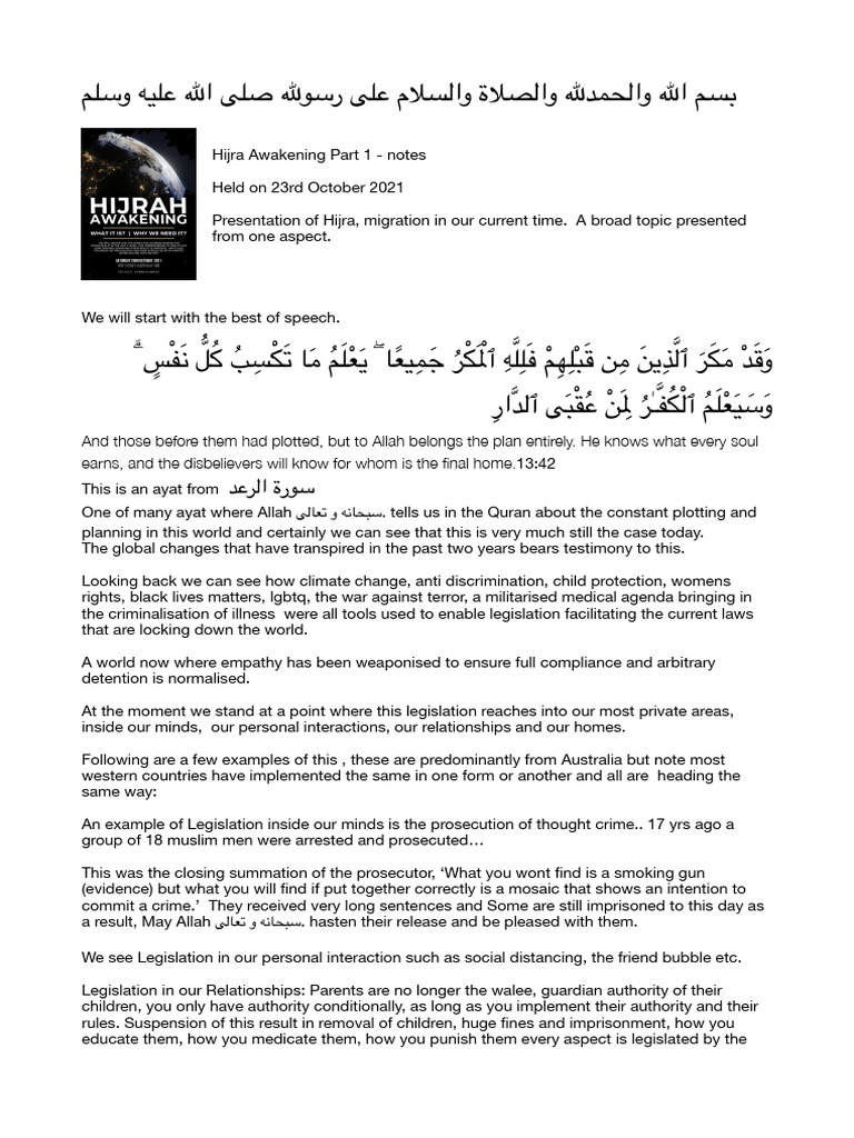 Hijra Awakening: Migration Insights | PDF | Prosecutor