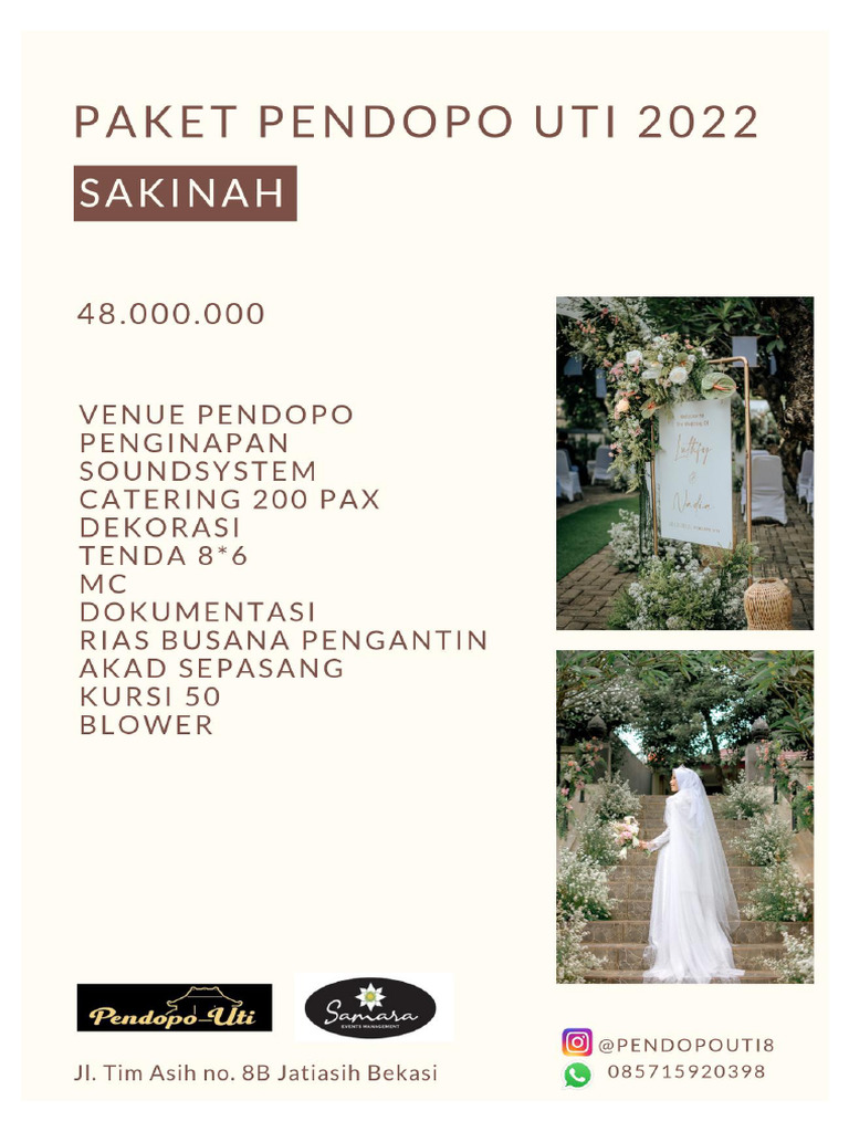 Paket All in Pendopo 2022 | PDF