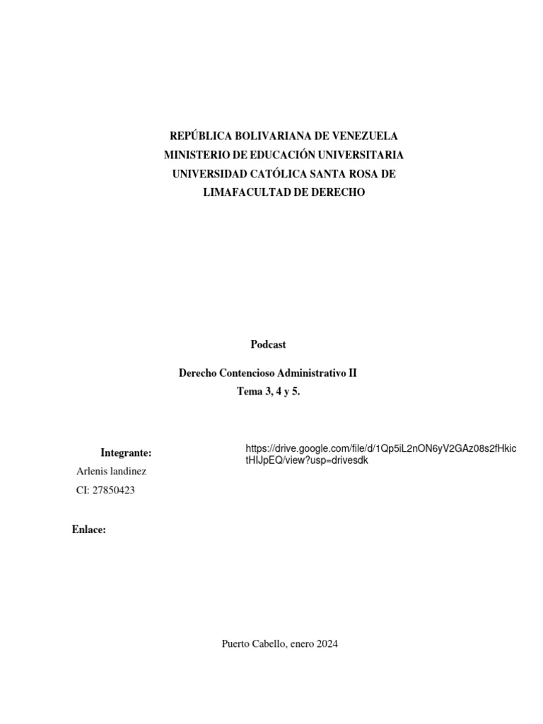 Contencioso Administrativo Podcast | PDF