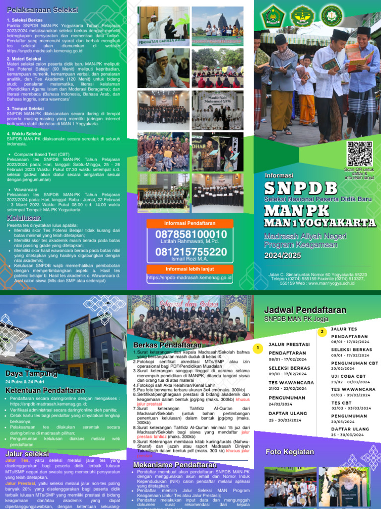 Brosur Man PK Jogja 2024 | PDF
