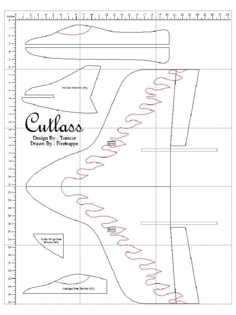 Epp Cutlass Tiled Plans v2 | PDF