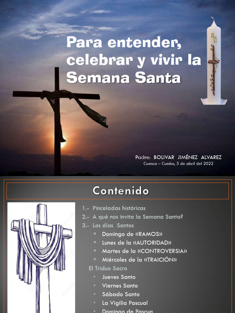 Cómo vivir la Semana Santa plenamente | PDF | Pascua de Resurrección ...