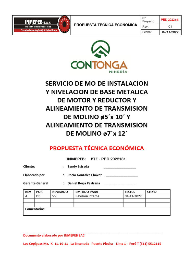 Instalación y Alineamiento de Molinos | PDF | Engranaje | Mecanica clasica