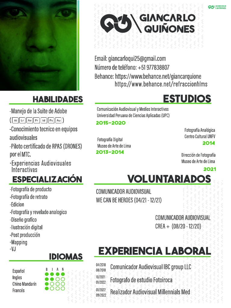 CV Giancarlo Quinones Beltran | PDF