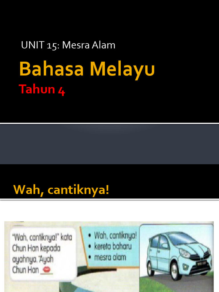 Bahasa Melayu T. 4 Mesra Alam | PDF