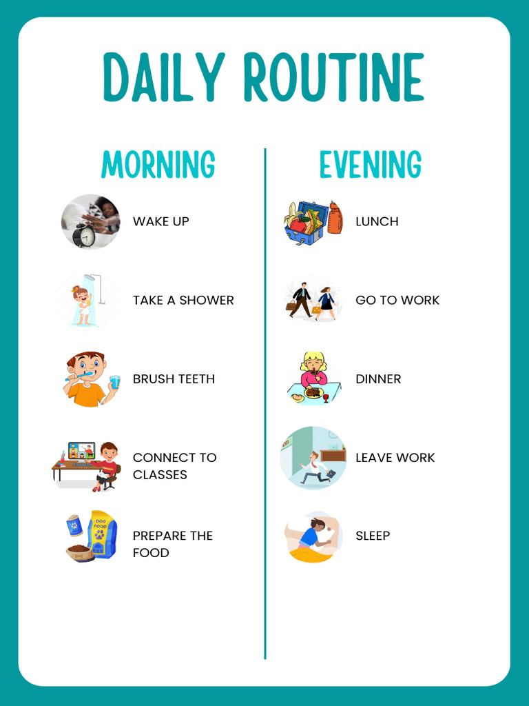 My Daily Rutine | PDF