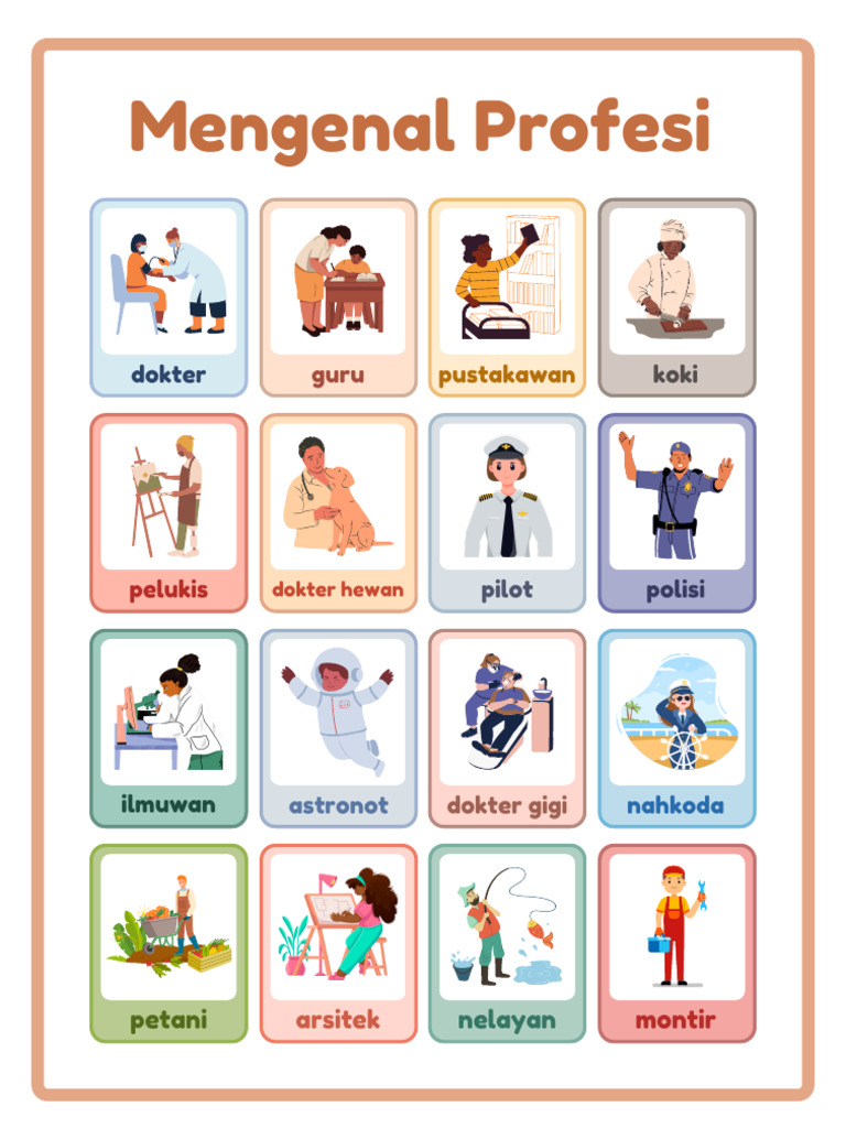 Poster Profesi | PDF | Sains & Matematika