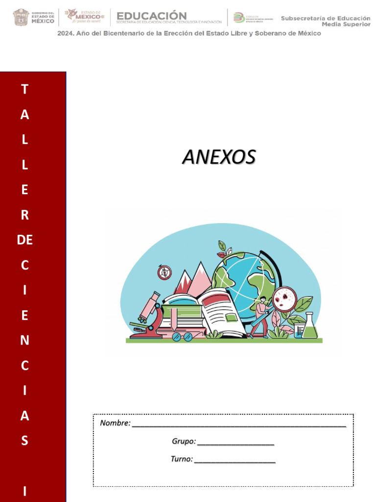 Anexos Progresion 1,2,3,4 | PDF | Temperatura | Papel
