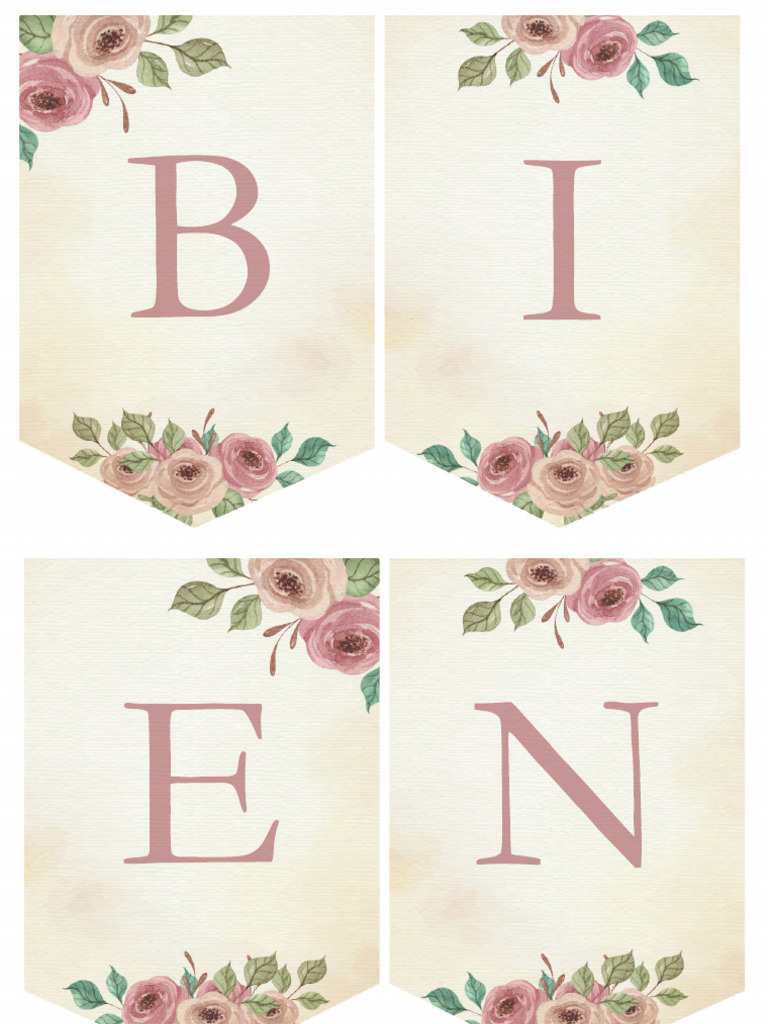 Banderines Bienvenidos | PDF